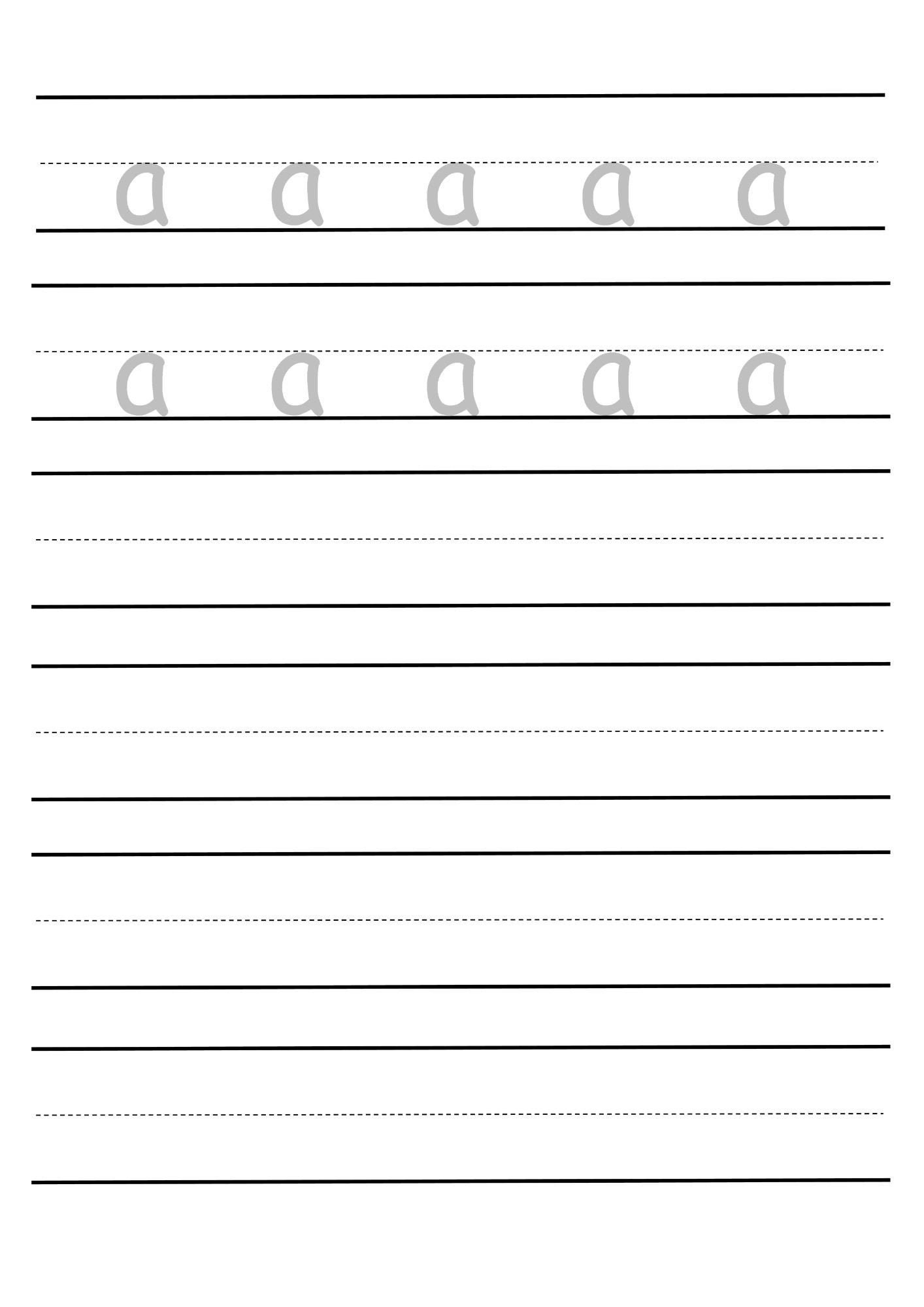 Alphabet Tracing Worksheets Lower Case 26 Printable Sheets - Etsy