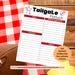 Tailgate Potluck Sign up Sheet | Potluck Sign up Sheet | Football Party ...