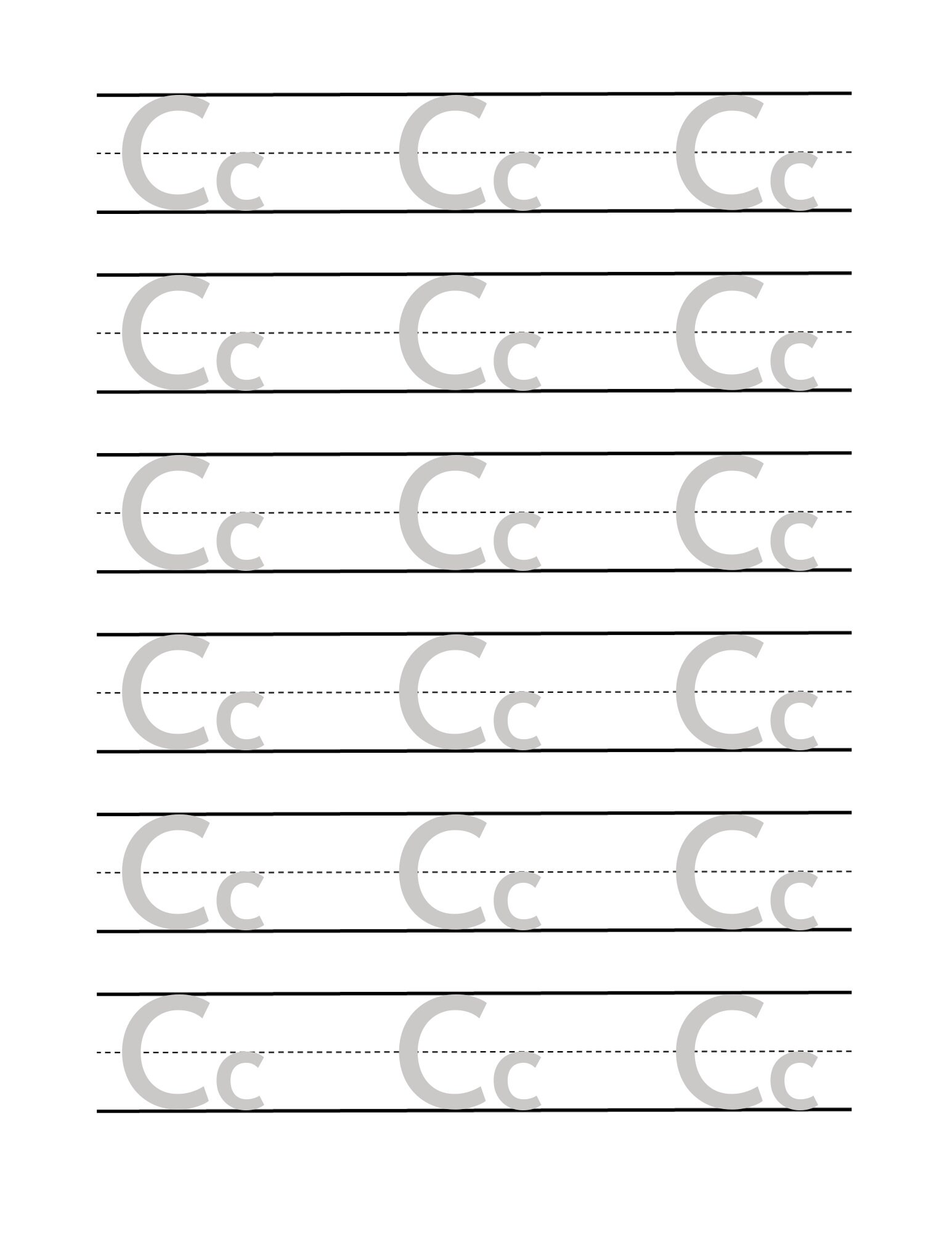 Letter Tracing Worksheet Kindergarten Worksheet Uppercase Preschool ...