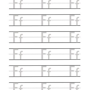 Letter Tracing Worksheet | Kindergarten Worksheet Uppercase | Preschool ...