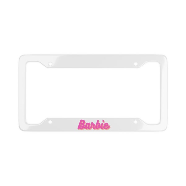 Barbie Name License Plate - Etsy