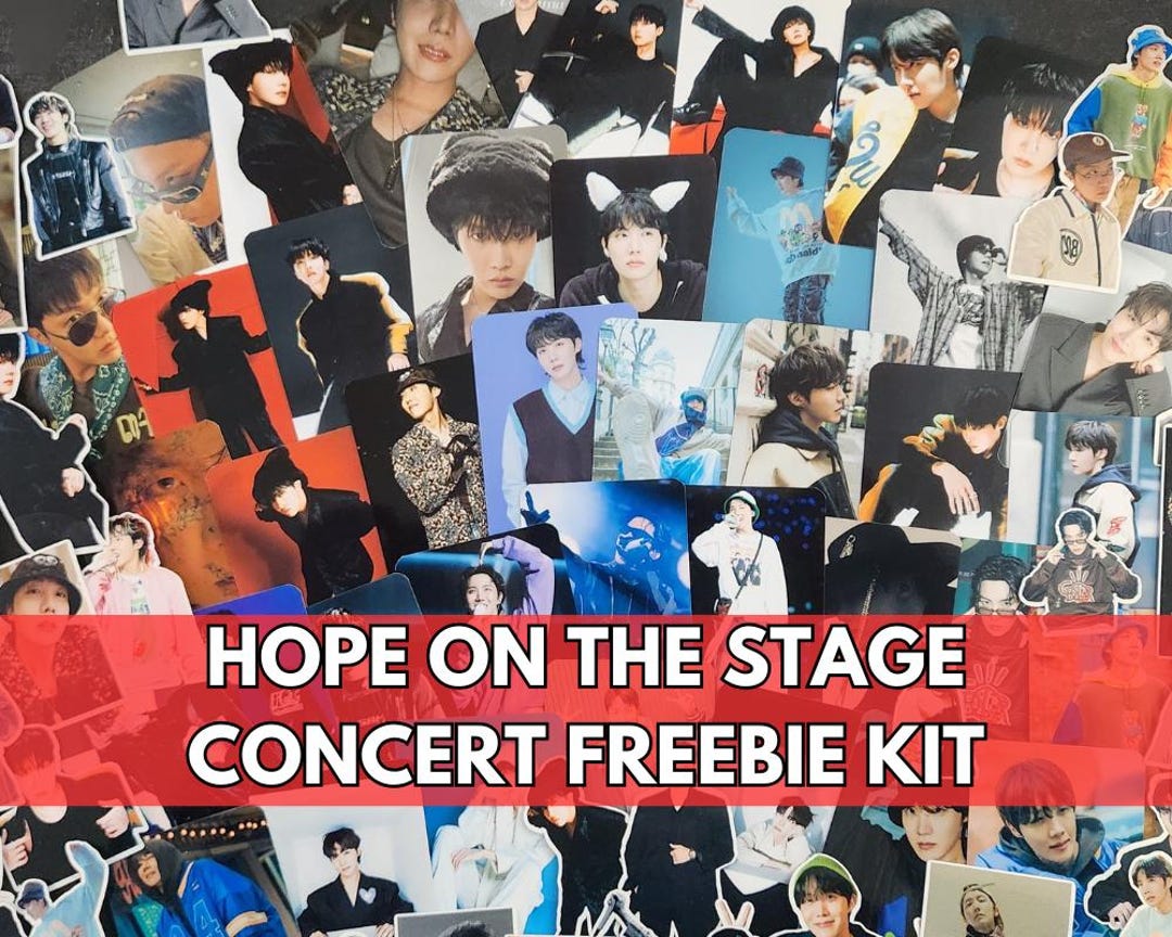 HOPE on the STAGE Concert Freebie Kit Small, Large | Hobi | Jhope ...