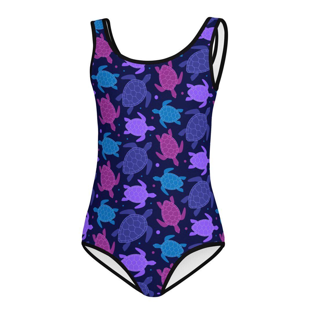Girls Purple Turtle Leotard: Buttery Soft Gymnastics Dancewear - Etsy