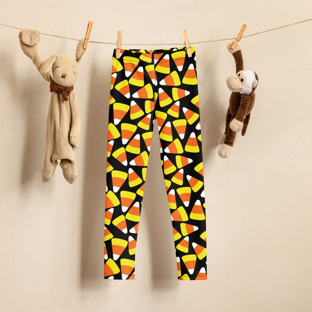 Kids Candy Corn Buttery Soft Leggings - Etsy
