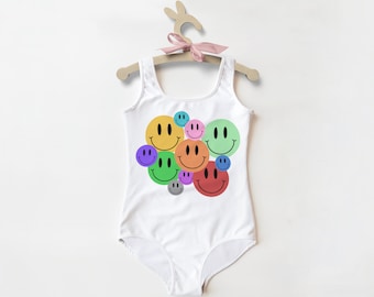 Smiley Face Swimsuit - Etsy
