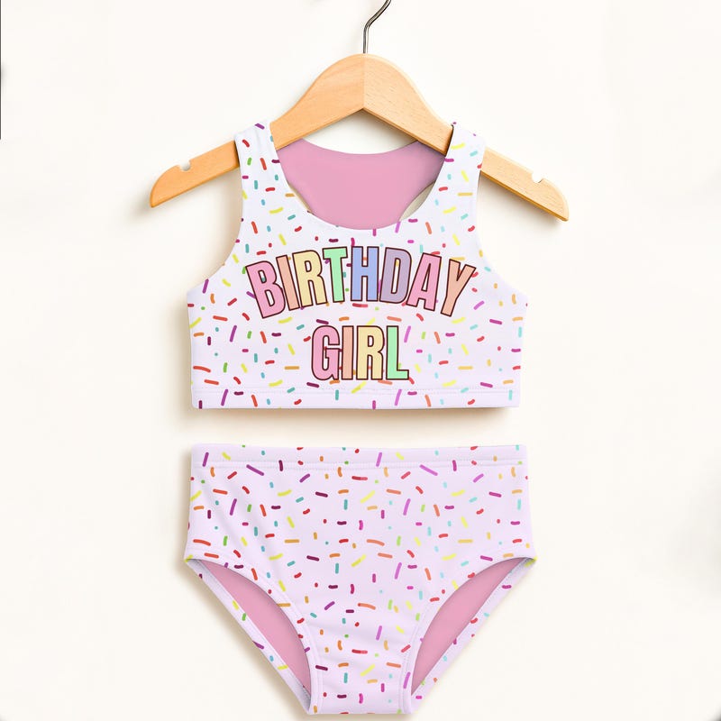 Birthday Bikini Girl 6 - Etsy