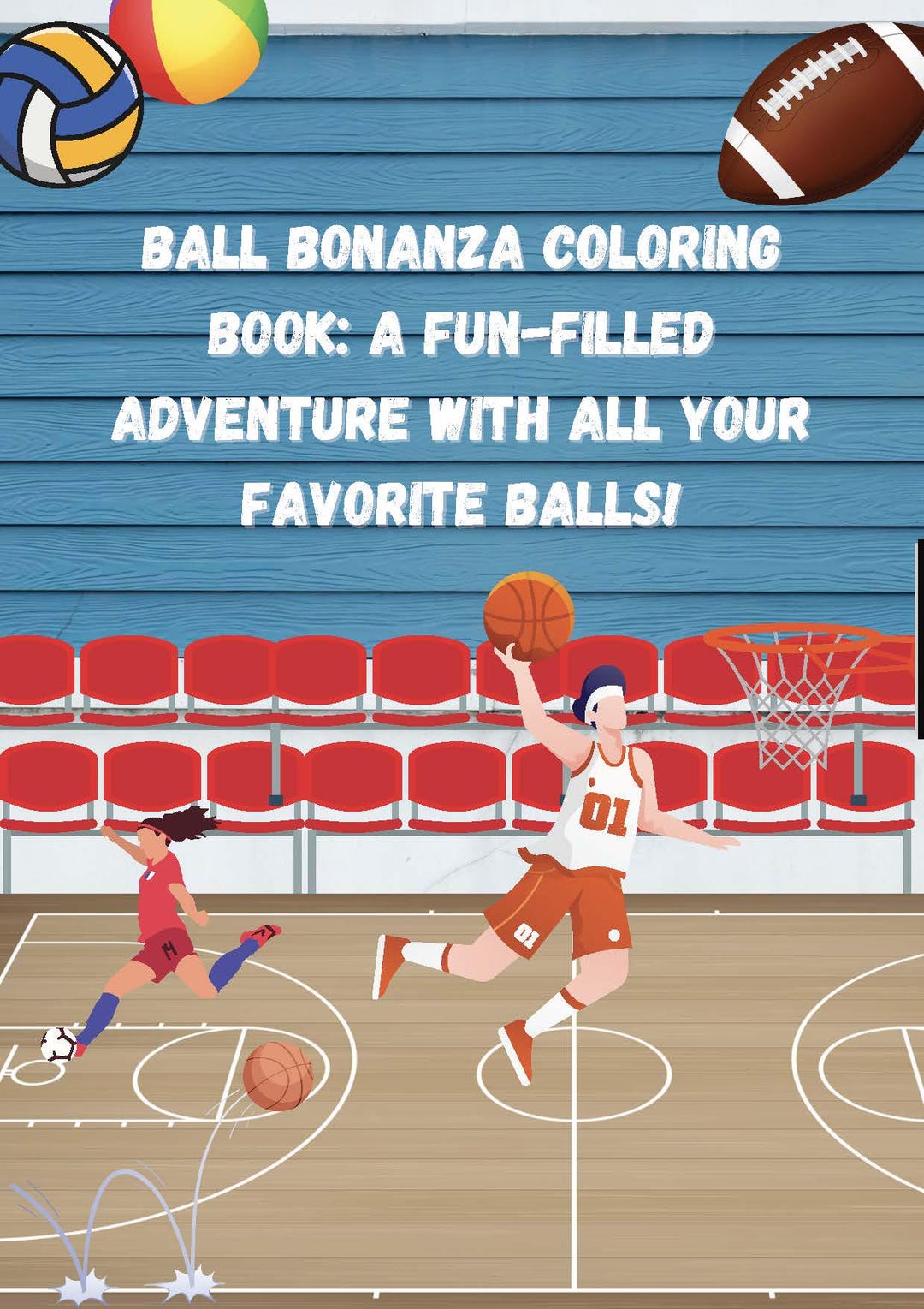 The Ultimate Ball-themed Coloring Book With PLR & MRR Rights - Etsy