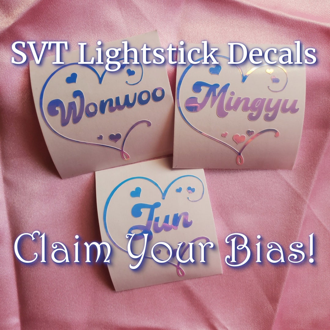 Seventeen Sticker, Seventeen Decal, Seventeen Lightstick, Caratbong ...