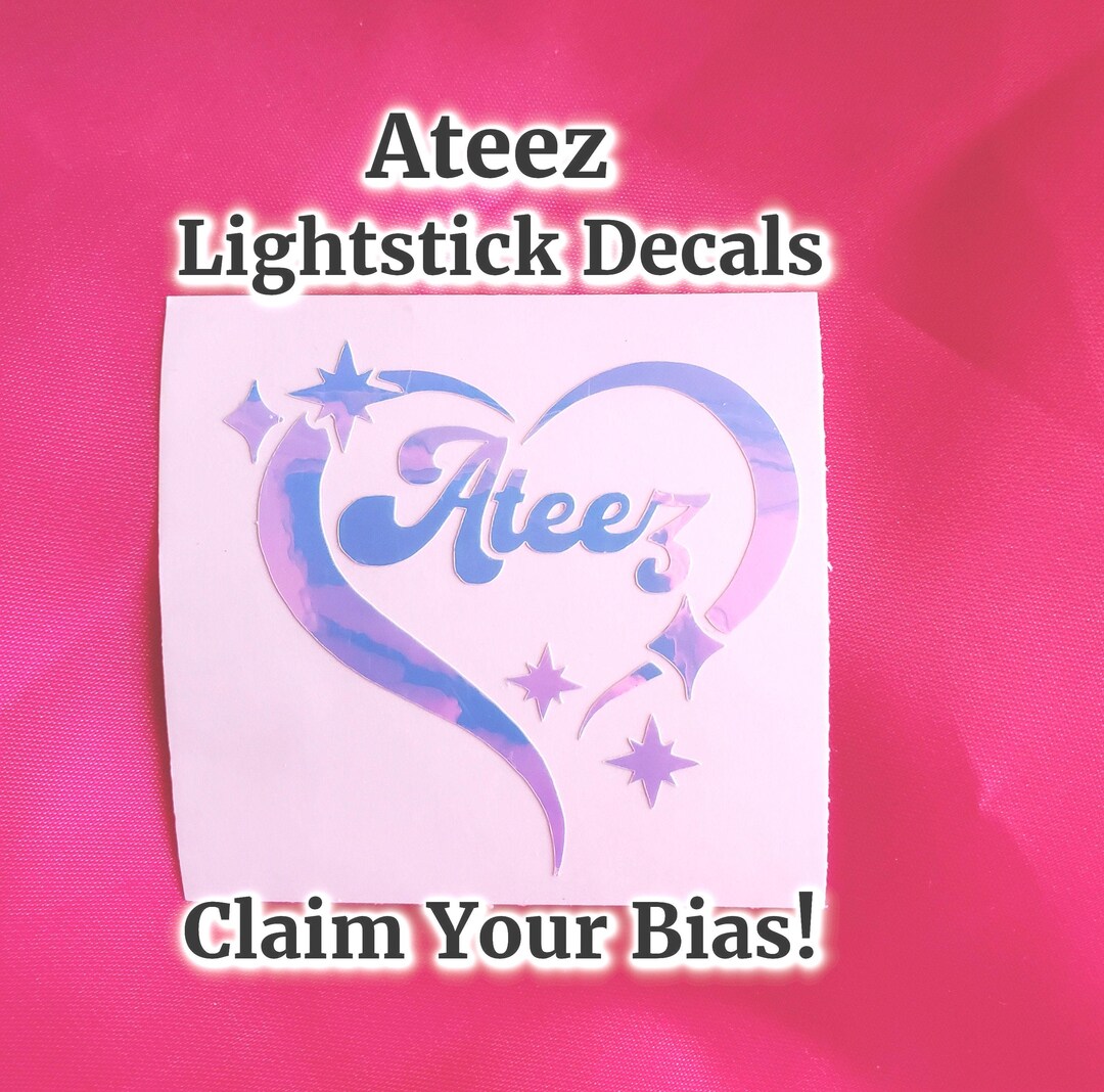 Ateez Sticker, Ateez Decal, Ateez Lightstick Decor, Atiny Decal, Ateez ...