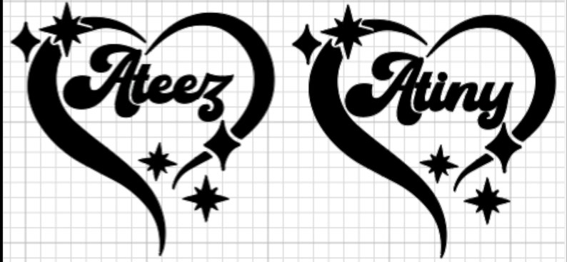 Ateez Sticker Ateez Decal Ateez Lightstick Decor Atiny - Etsy