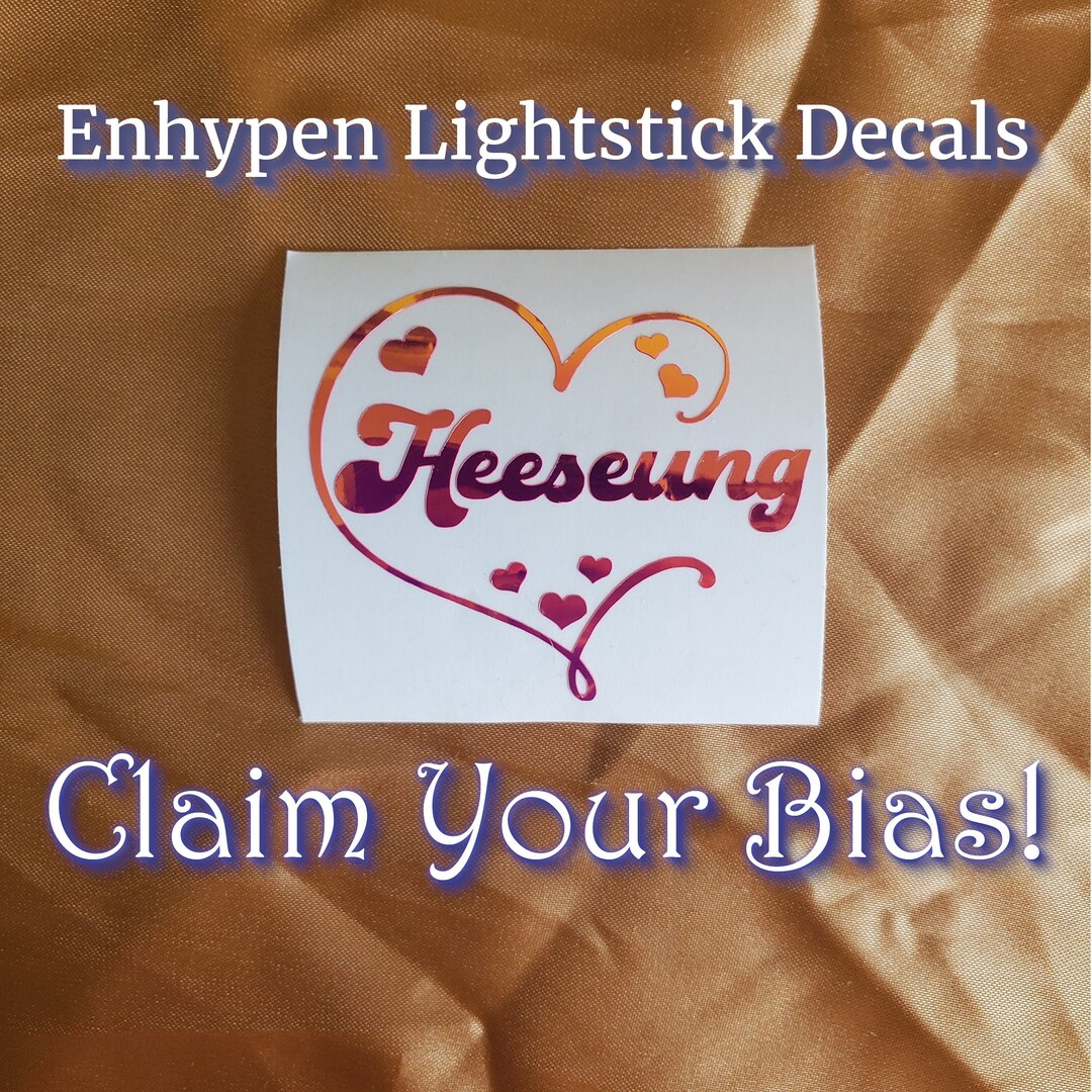 Enhypen Sticker, Enhypen Decal, Enhypen Lightstick Decor, Engene Decal ...