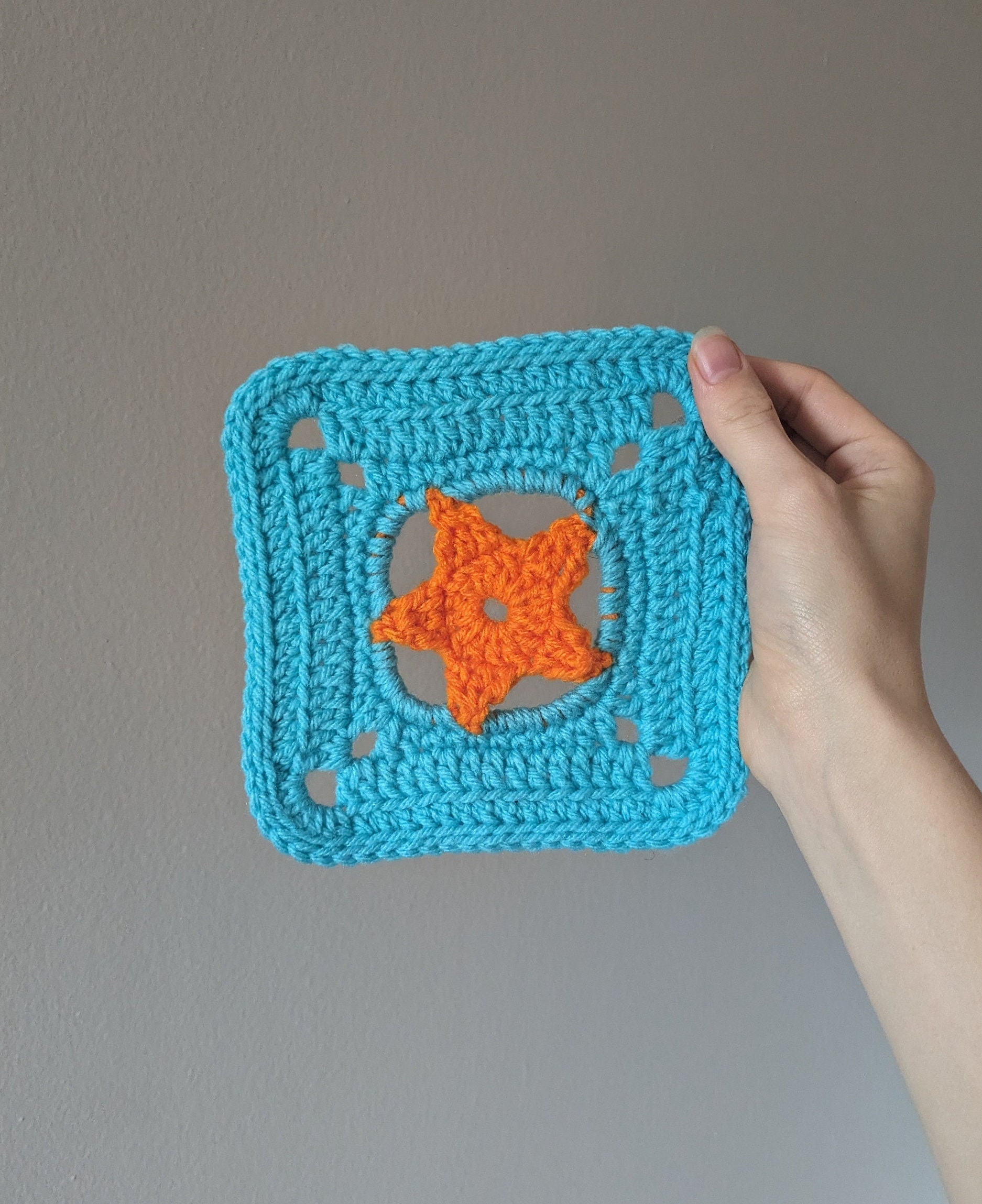 Planet and Star Granny Square Motif Pattern Celestial - Etsy