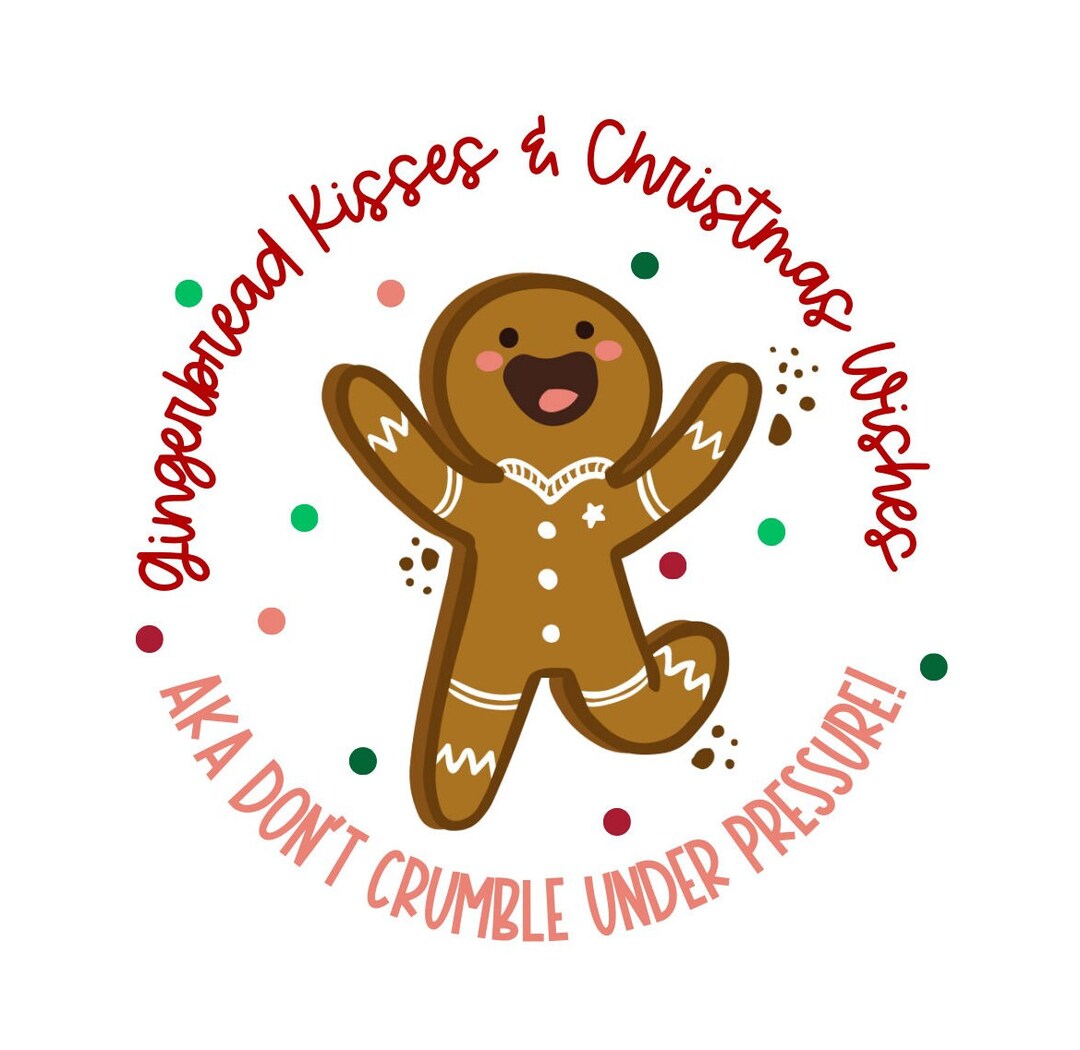Christmas Gingerbread Gift Tags Instant Printable Download Sticker - Etsy