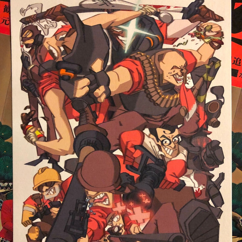 Team Fortress 2 Plush - Etsy