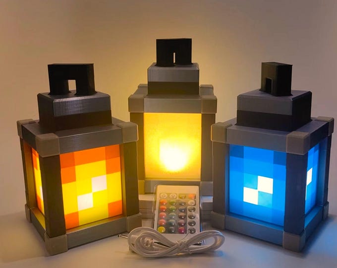 THE ORIGINAL Minecraft inspired Ore Lamp, Nightlight, LED, Gamer Lamp ...