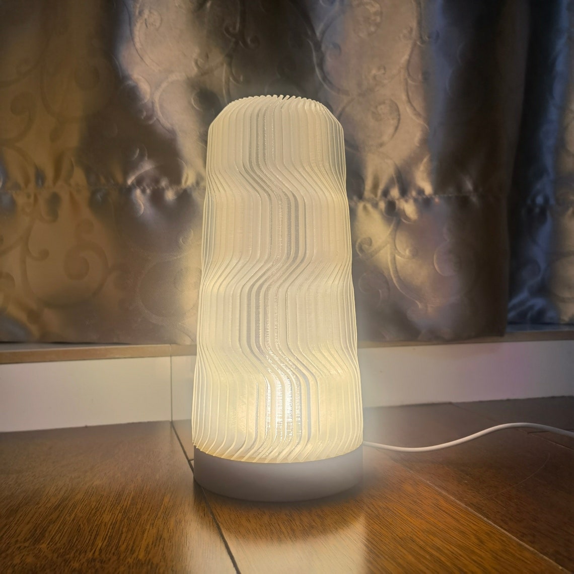 Wave Table Lamp Multicolored 3D Printed Modern Home Decor - Etsy