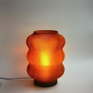 Cozy Table Lamp – Sustainable Mood Lighting – Soft Glow Bedside Light ...
