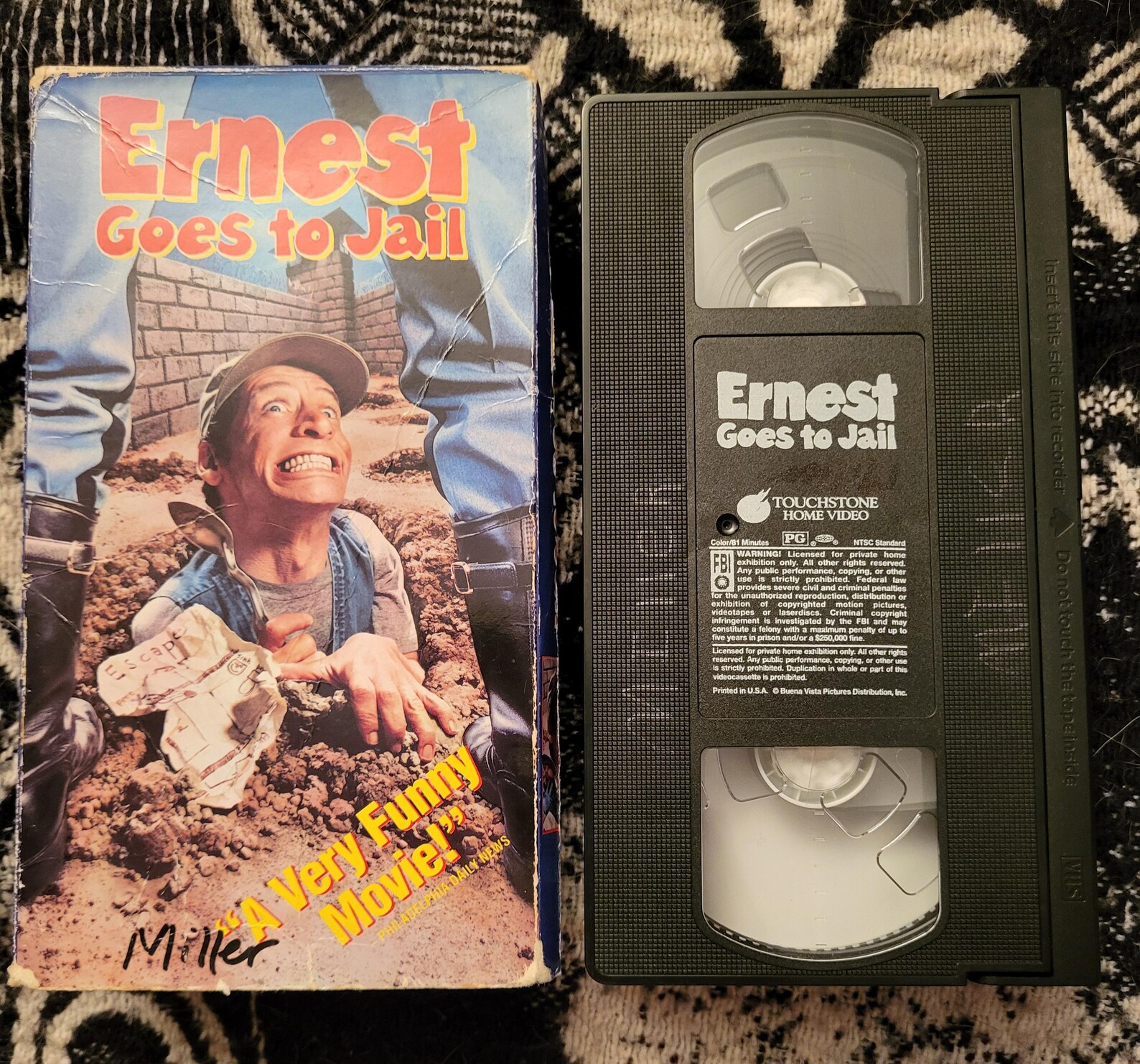 Ernest Goes to Jail VHS Jim Varney - Etsy