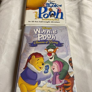 Winnie the Pooh Seasons of Giving and the Book of Pooh VHS - Etsy