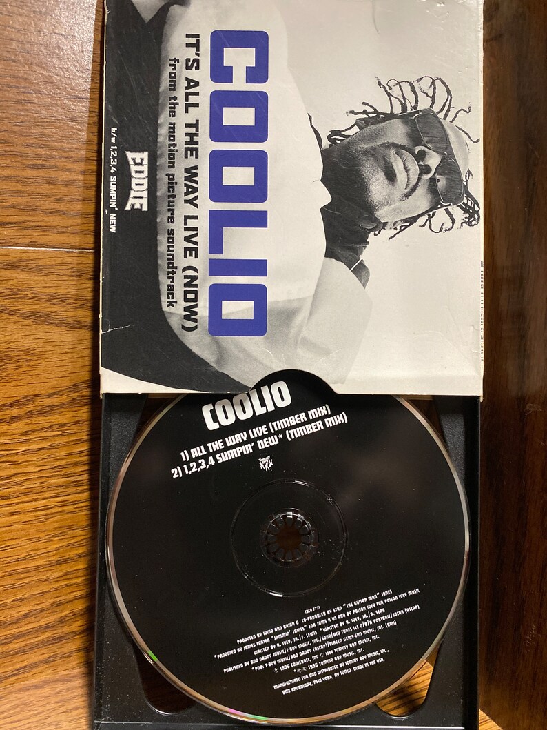 Coolio “it’s All the Way Live (now)” Cd Single - Etsy