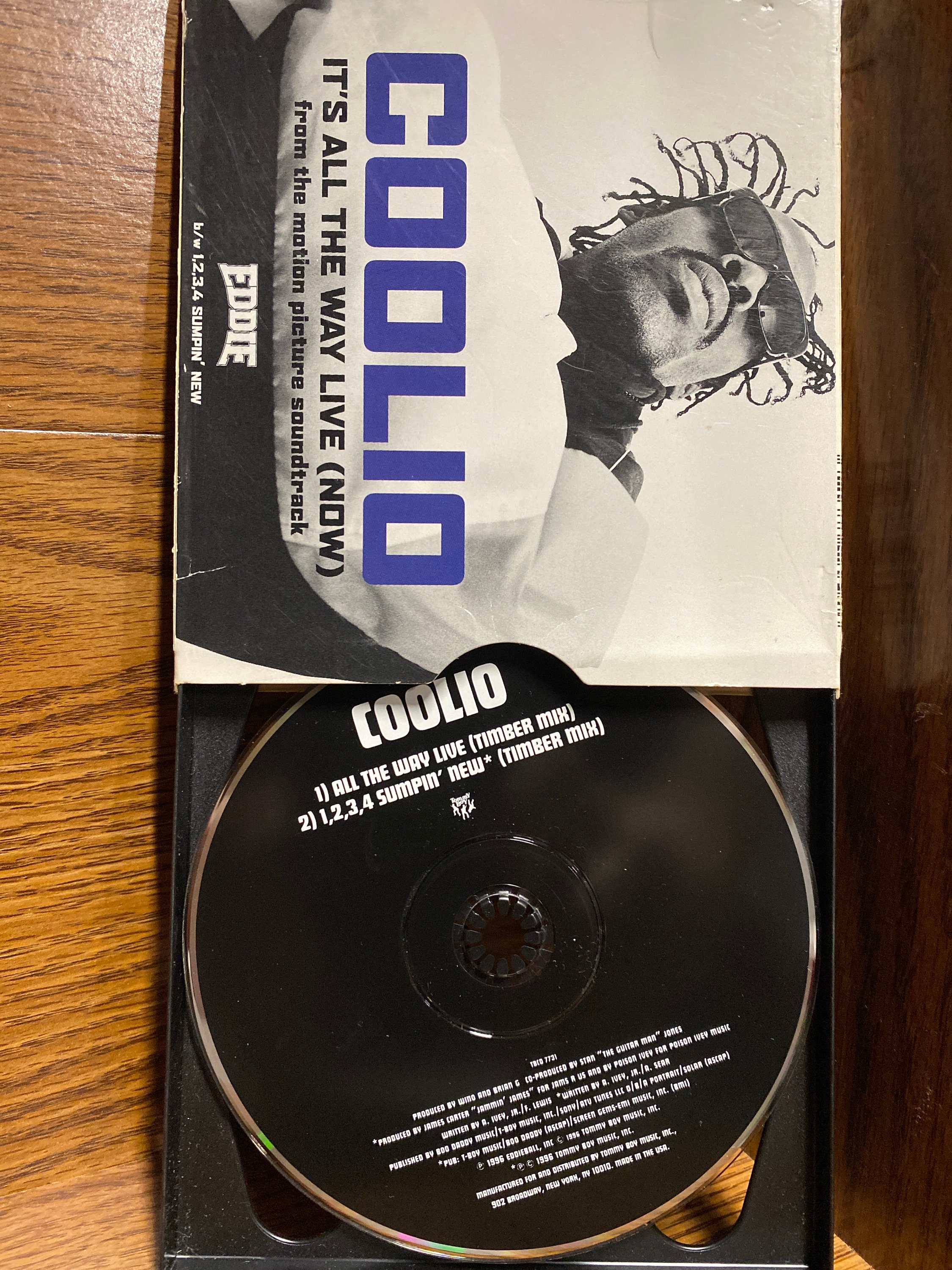 Coolio “it’s All the Way Live (now)” Cd Single - Etsy