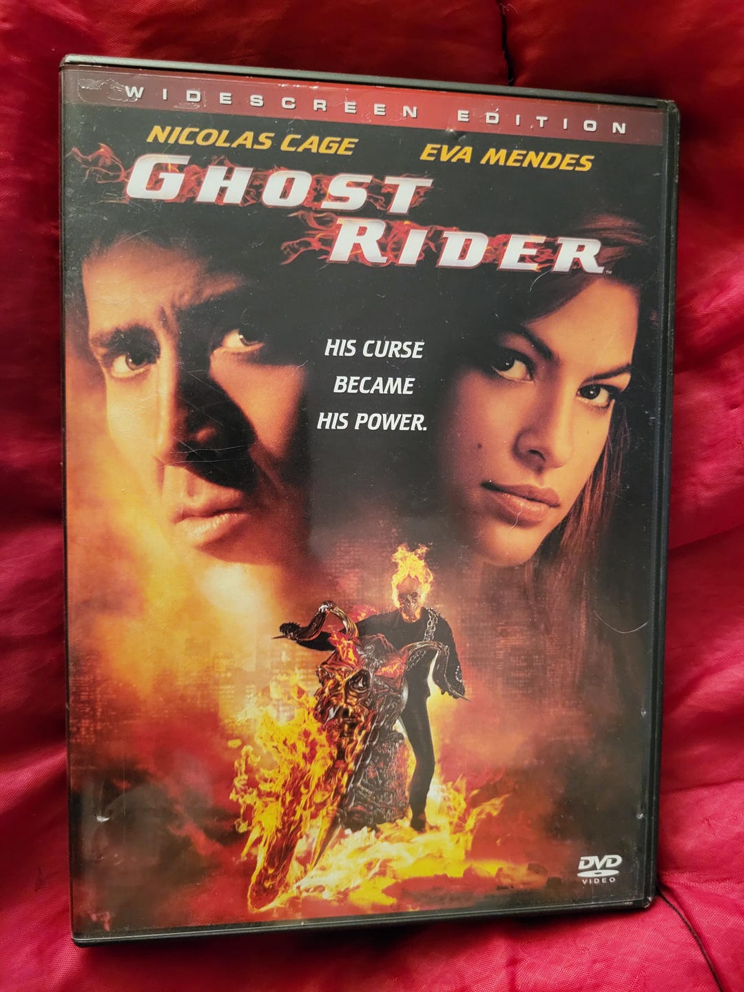 Ghost Rider DVD Nicolas Cage Eva Mendes Widescreen - Etsy