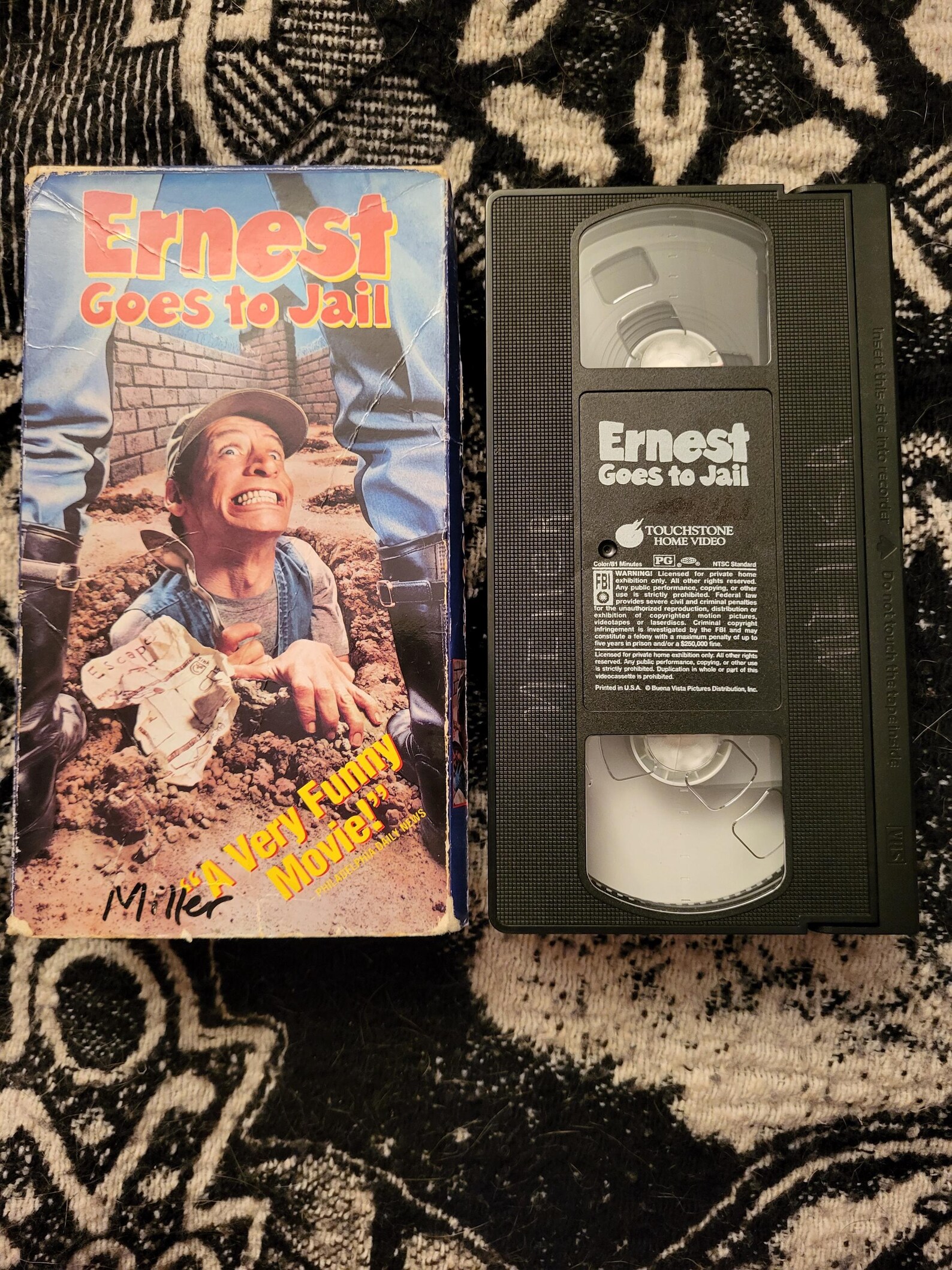 Ernest Goes to Jail VHS Jim Varney - Etsy