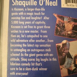 Kazaam VHS - Shaq - Etsy