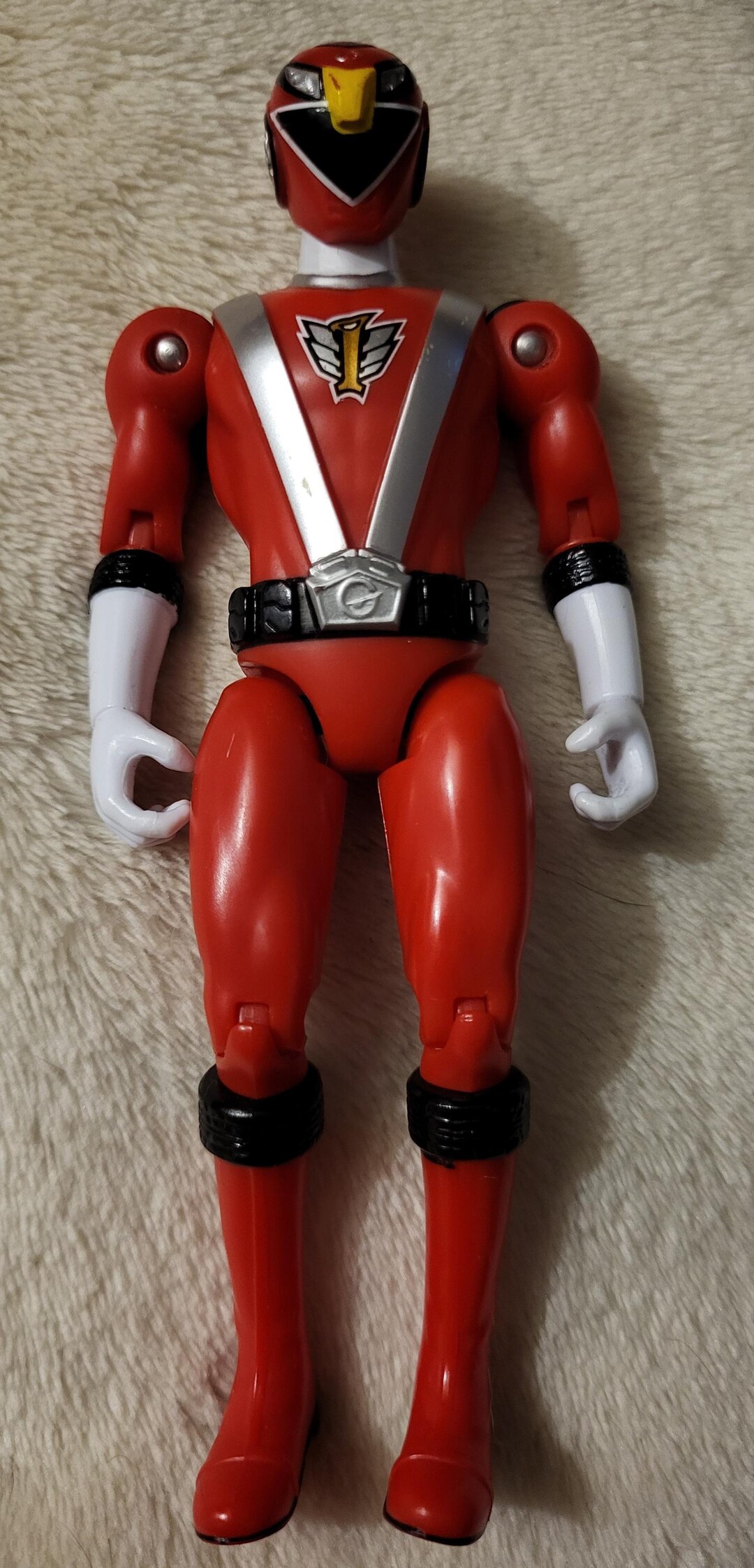 Power Rangers RPM Full Throttle - Red Eagle Ranger Action Figure - Etsy
