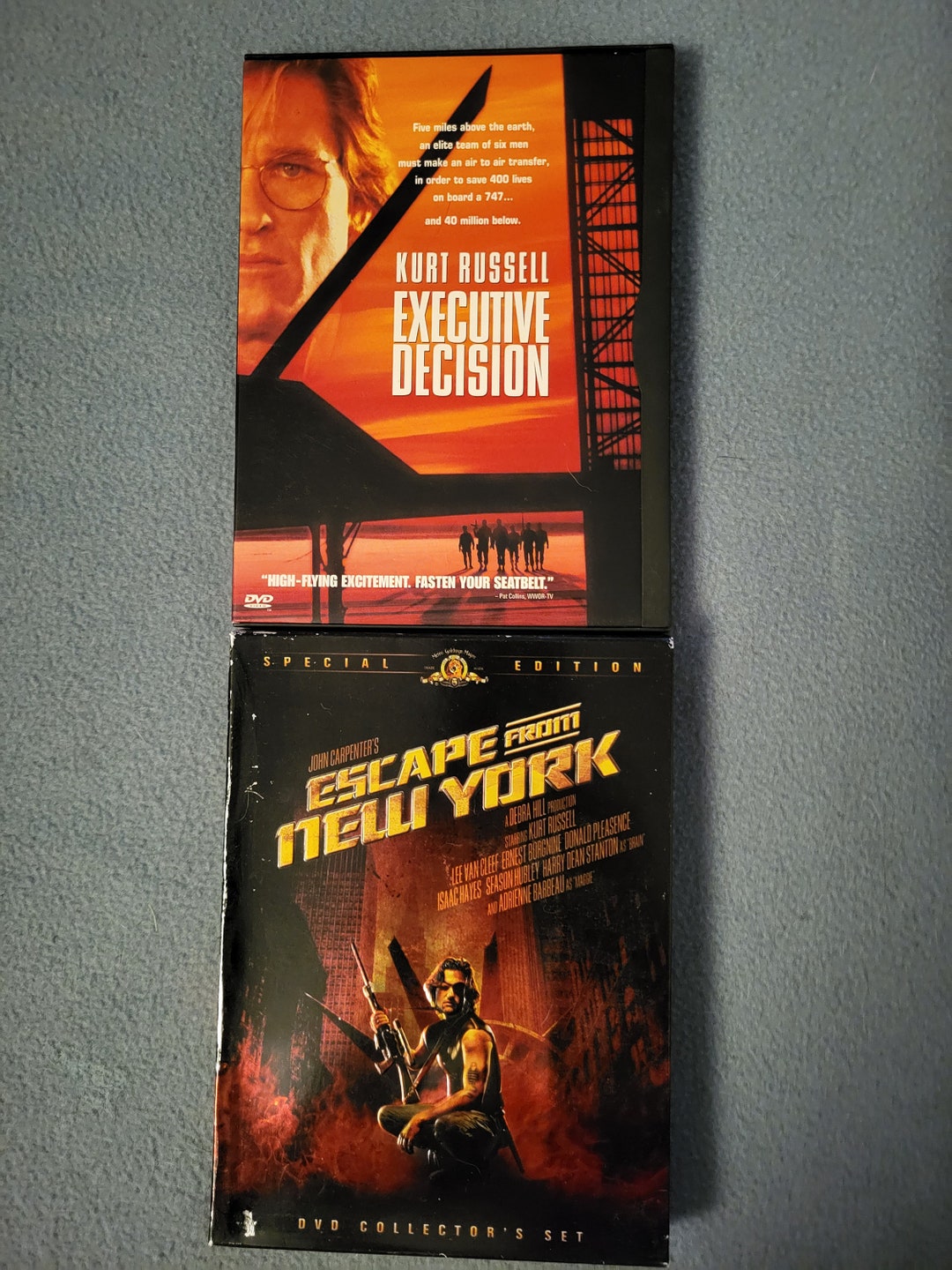 Kurt Russell Collection Dvds Escape From New York and Executive ...