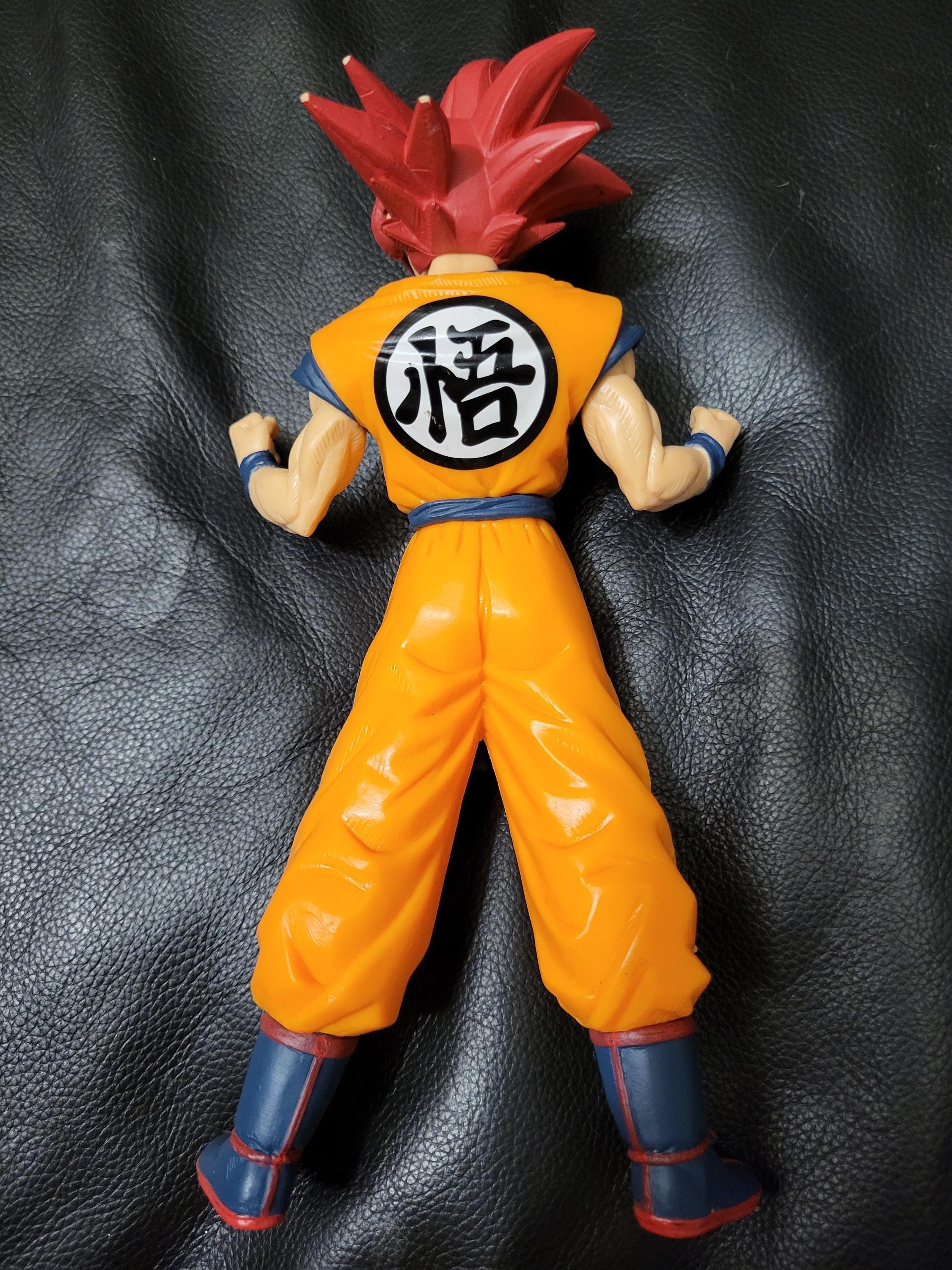 Dragon Ball Z - Son Goku in Super Saiyan God Form - Etsy