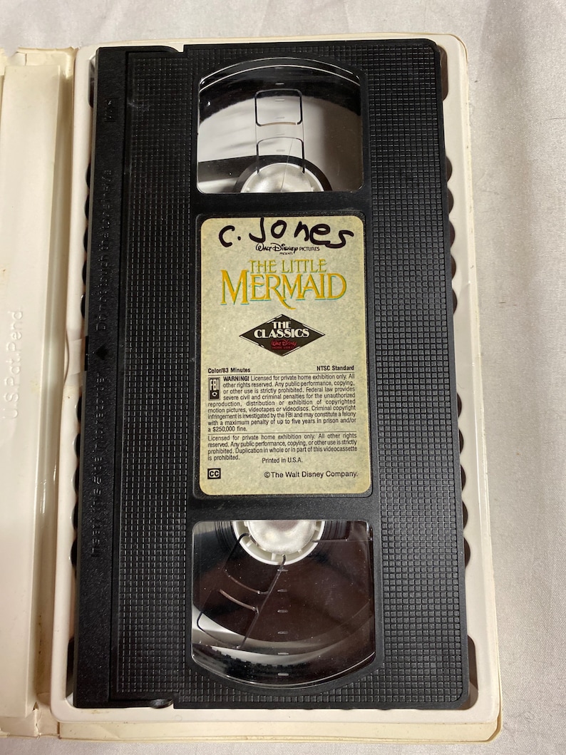 The Little Mermaid Banned Cover VHS - Etsy