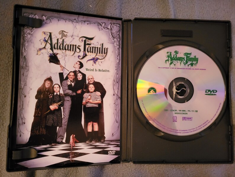 The Addams Family DVD - Etsy