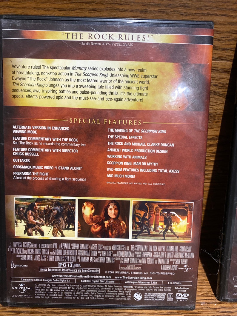 Dwayne the Rock Johnson Collection Dvds - Etsy