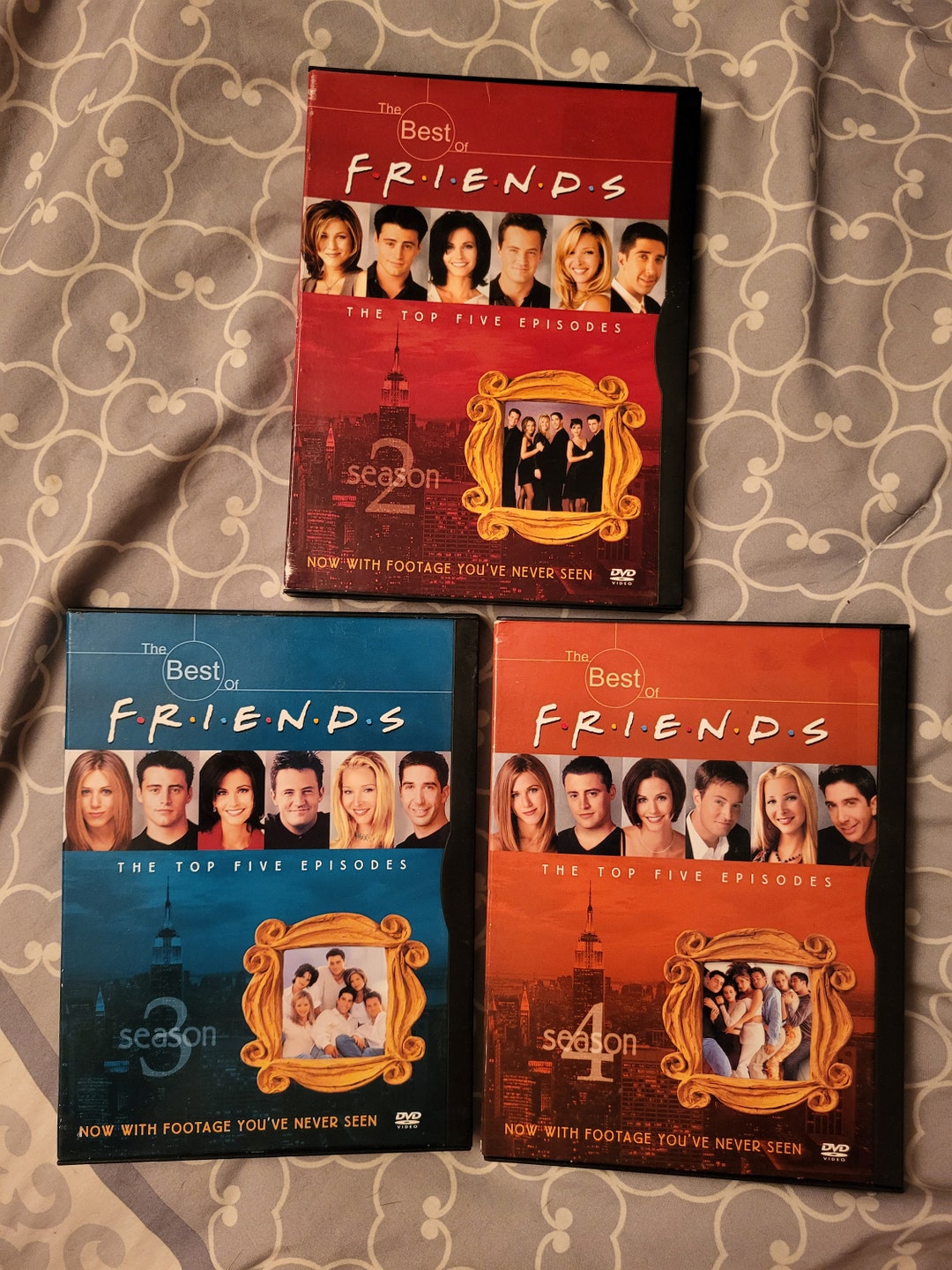 Friends: Dvds the Best of Seasons 2, 3, 4 Top 5 Episodes - Etsy