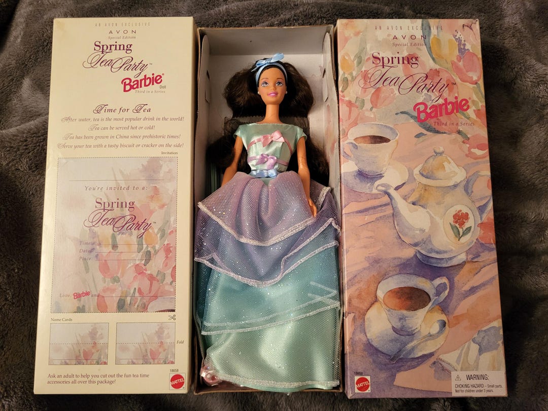 Barbie - Spring Tea Party - Avon Special Edition - Third in A Series ...