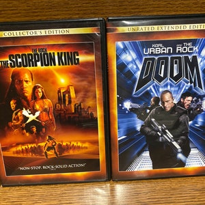 Dwayne the Rock Johnson Collection Dvds - Etsy