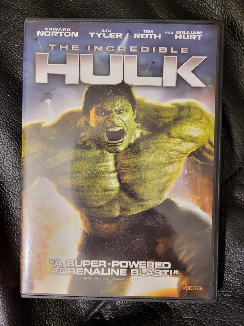 The Incredible Hulk DVD Lou Ferrigno - Edward Norton - Liv Tyler - Tim ...