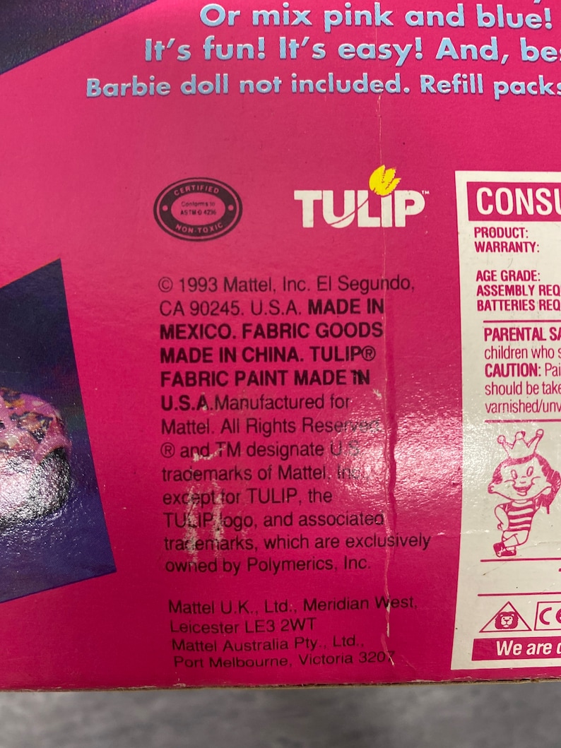 Barbie Paint N Dazzle Car BOX ONLY - Etsy