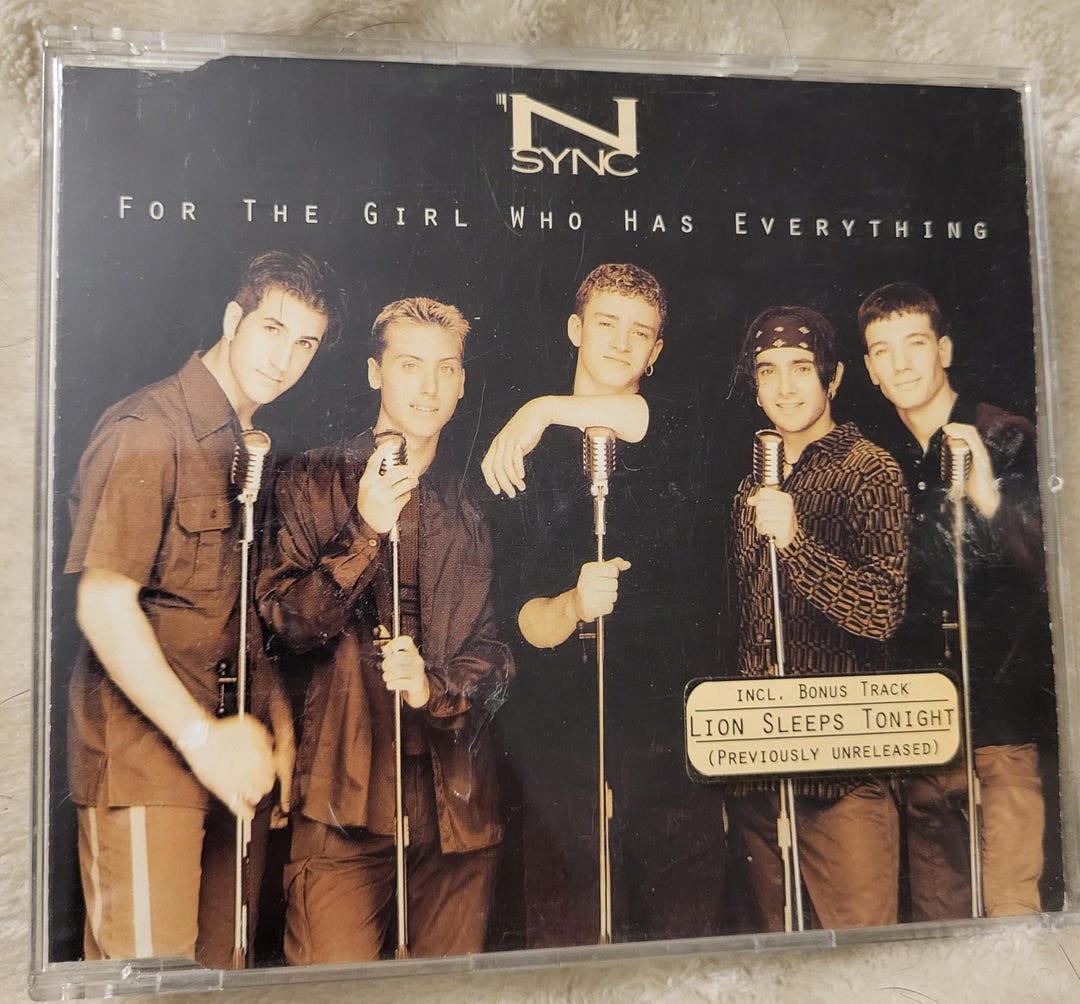 NSYNC Import From England "for the Girl Who Has Everything" CD 4 Track ...
