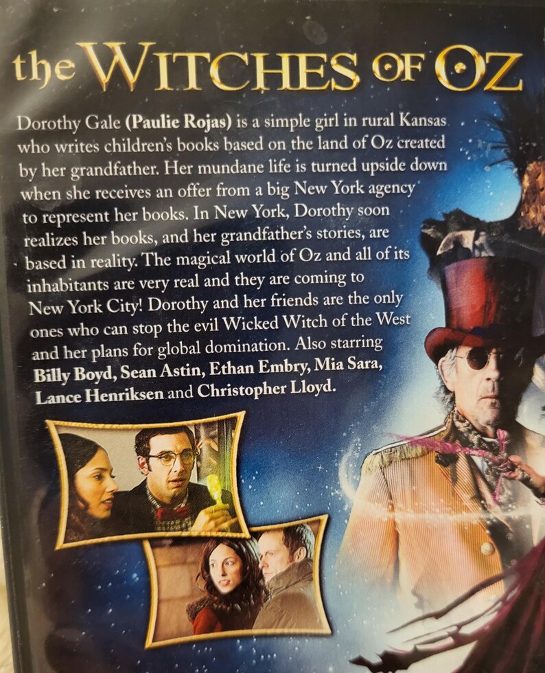 The Witches of Oz DVD Christopher Lloyd - Etsy