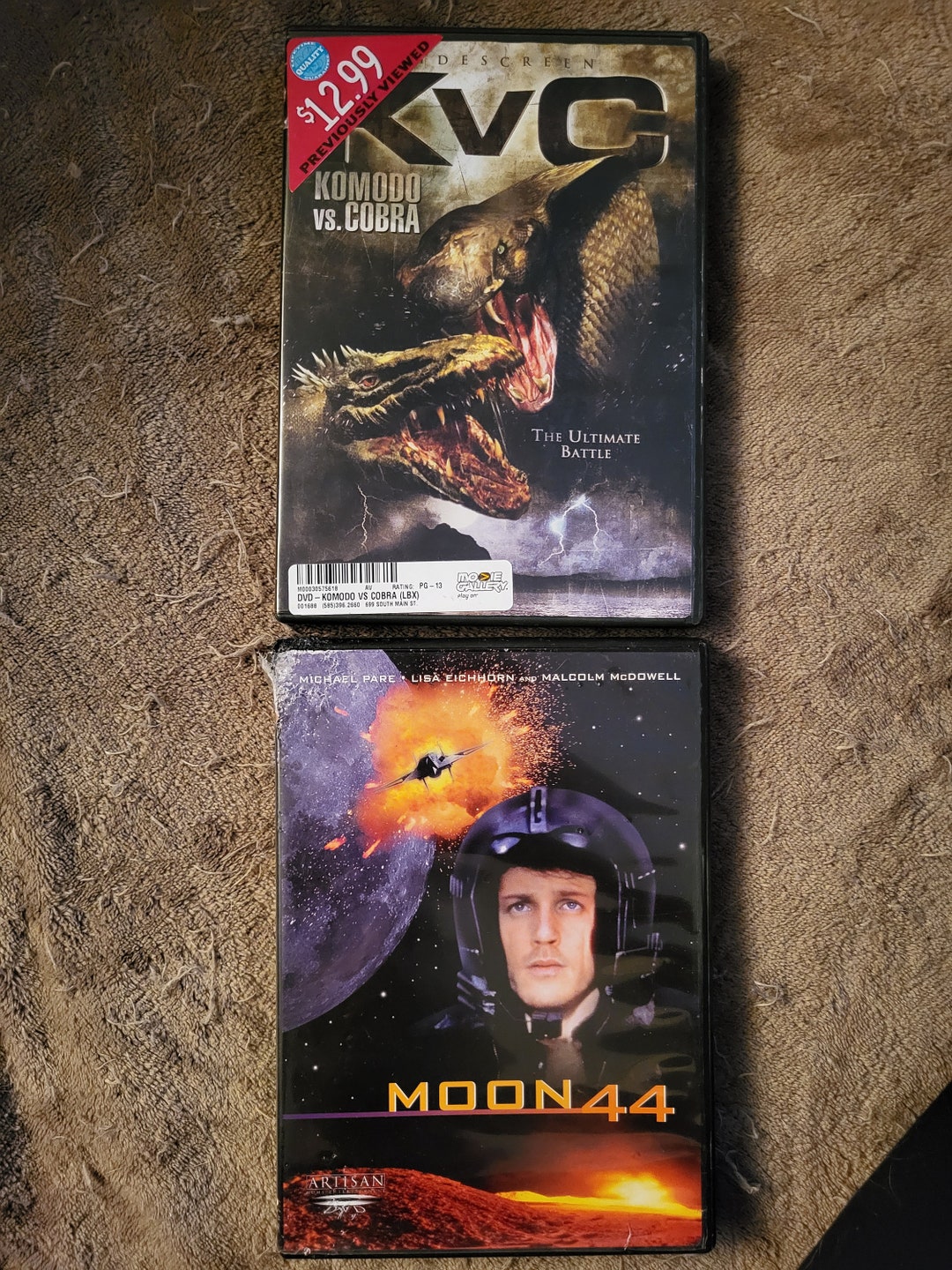 Michael Pare Collection Dvds Moon 44 and KVC - Etsy