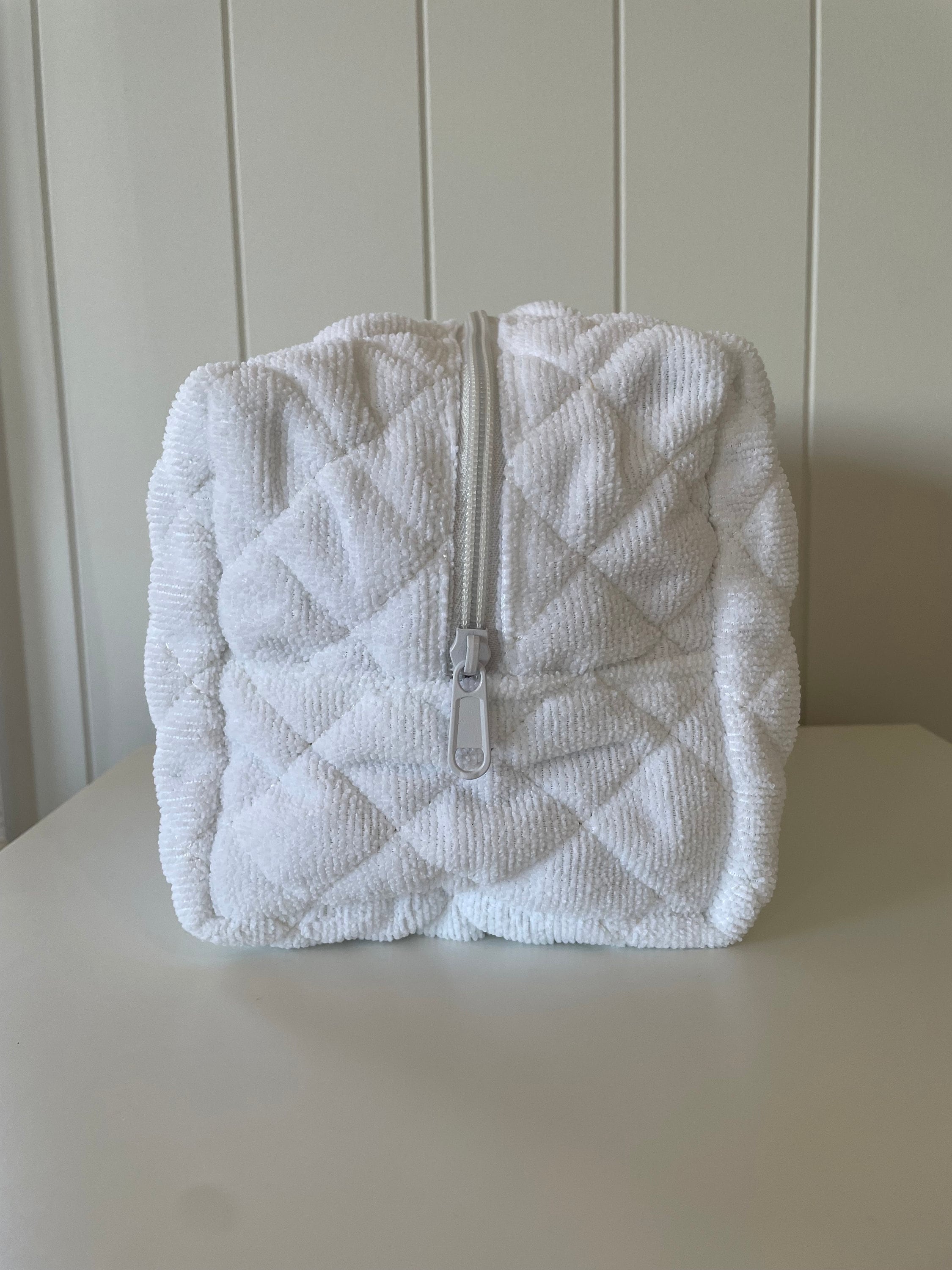 Quilted Terry Cloth Makeup Bag - Etsy Australia