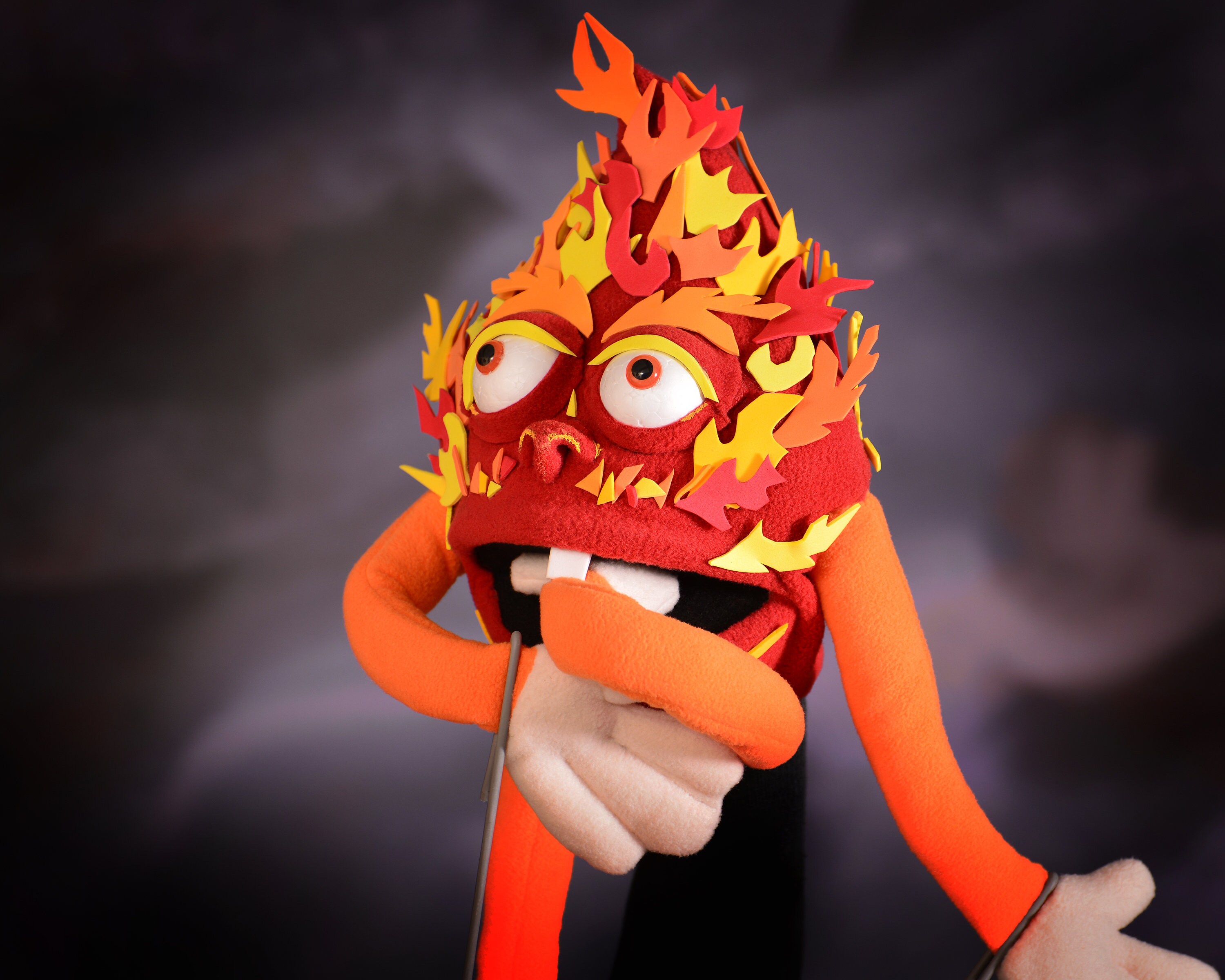 Sparky Hand and Rod Puppet - Etsy