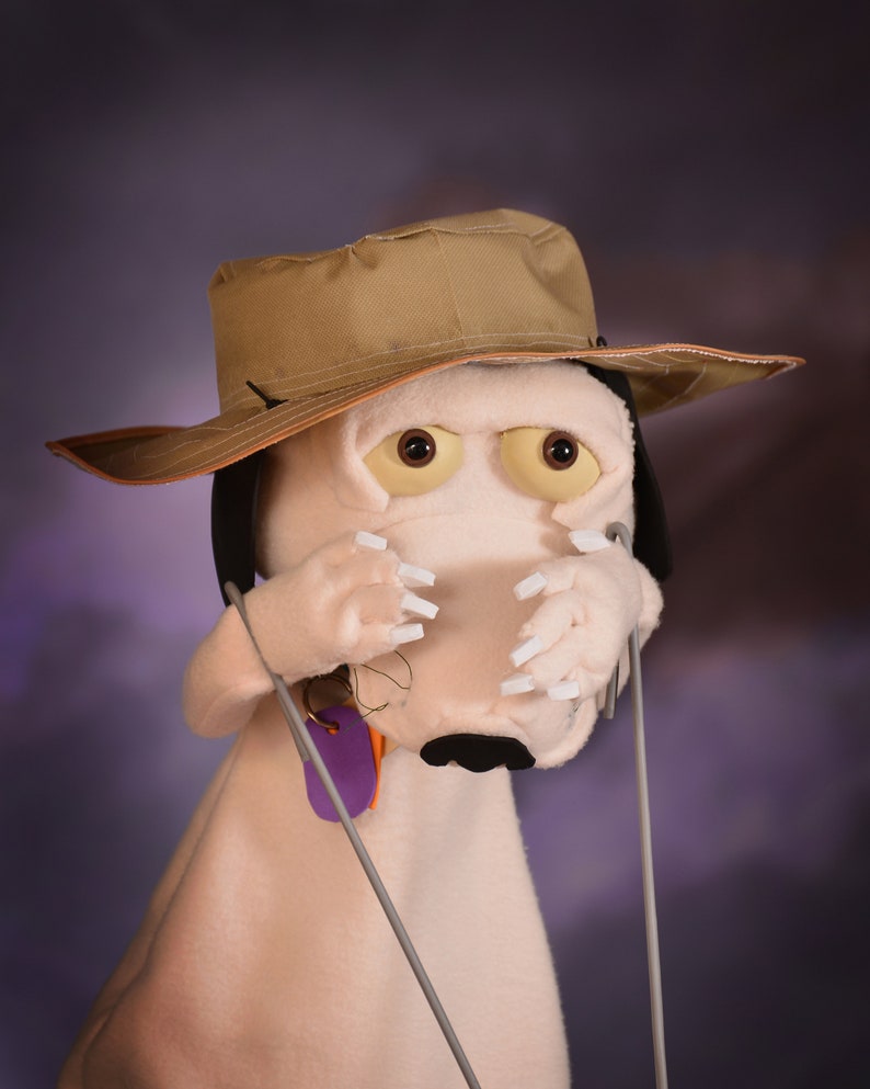 Bingo Brown Hand and Rod Puppet - Etsy