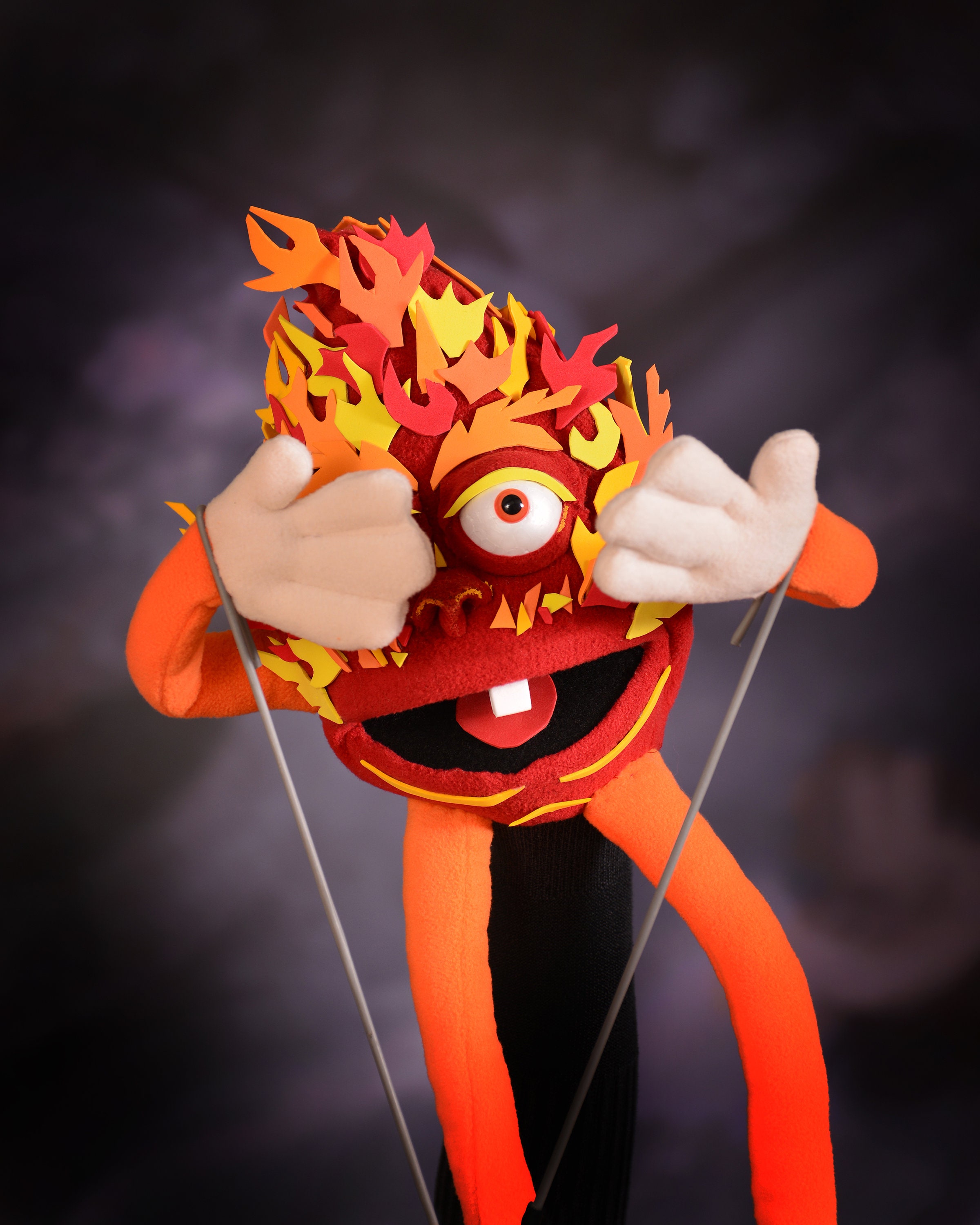 Sparky Hand and Rod Puppet - Etsy