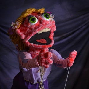 Rapunzel Hand and Rod Puppet - Etsy