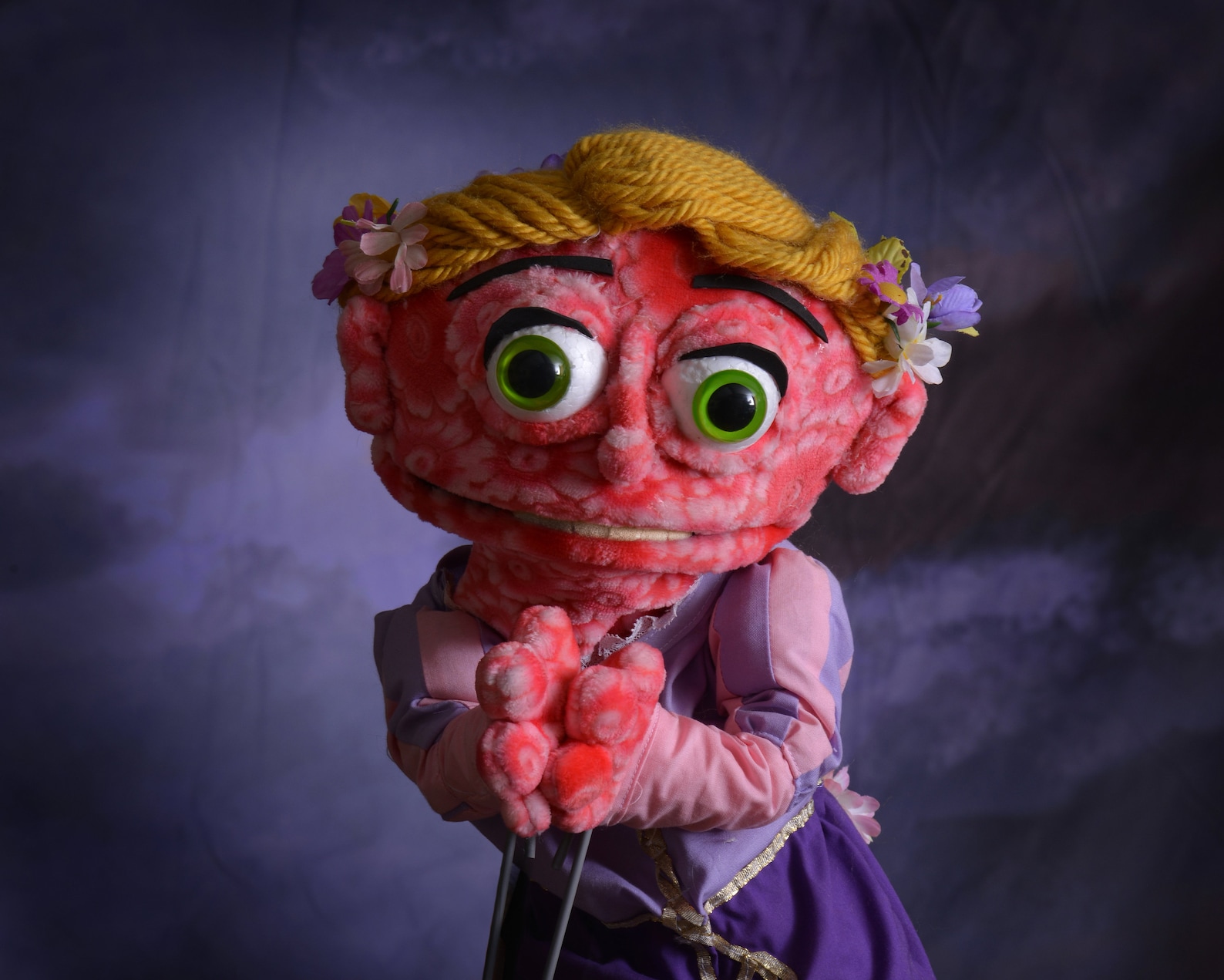 Rapunzel Hand and Rod Puppet - Etsy