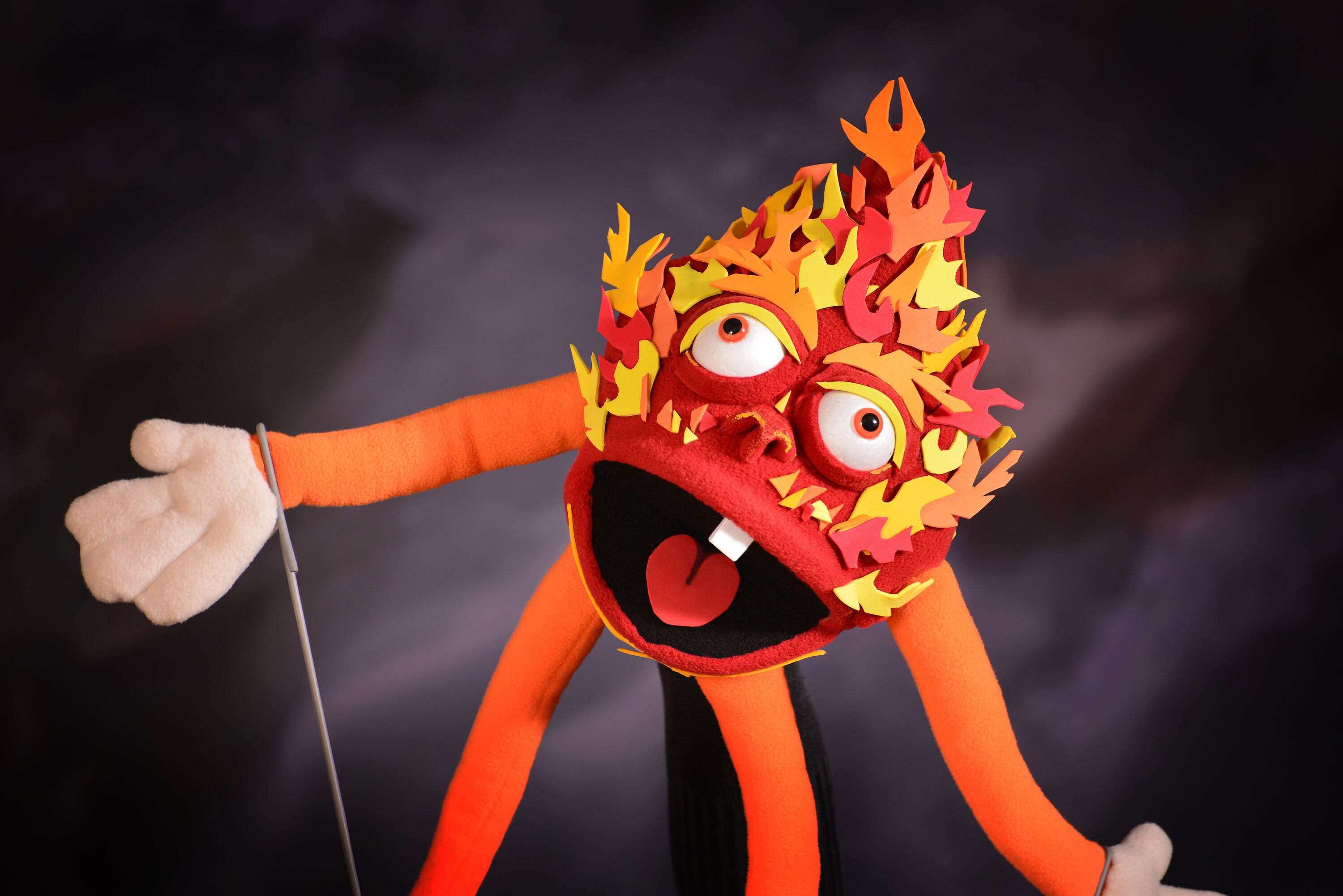 Sparky Hand and Rod Puppet - Etsy