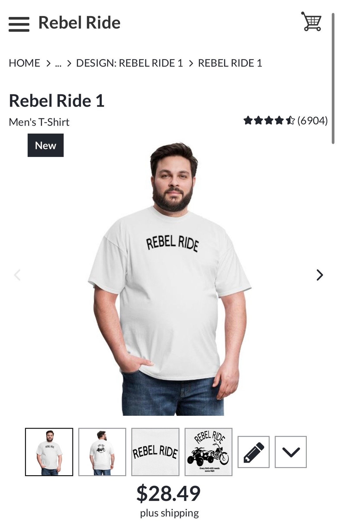 Rebel Ride Mens 2 Sided T-shirts - Etsy